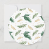 Greenery gold Virtual Baby Shower Winter Invitation | Zazzle