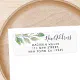 Greenery Return Address Label | Zazzle