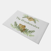 Greenery Seashell Nautical Cream Shells Coastal 3 Doormat | Zazzle
