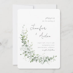 Greenery Vines Invitation | Zazzle