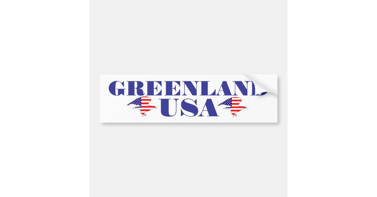 Greenland USA join the new Golden Age America Bumper Sticker | Zazzle