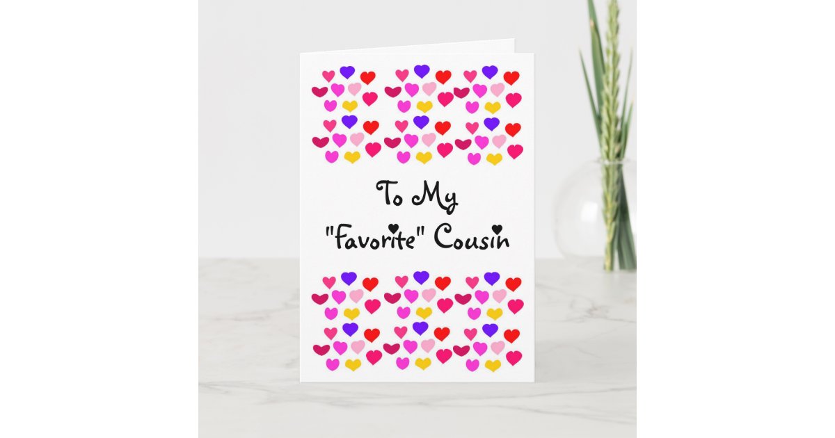 GREETING CARD COUSIN | Zazzle.com