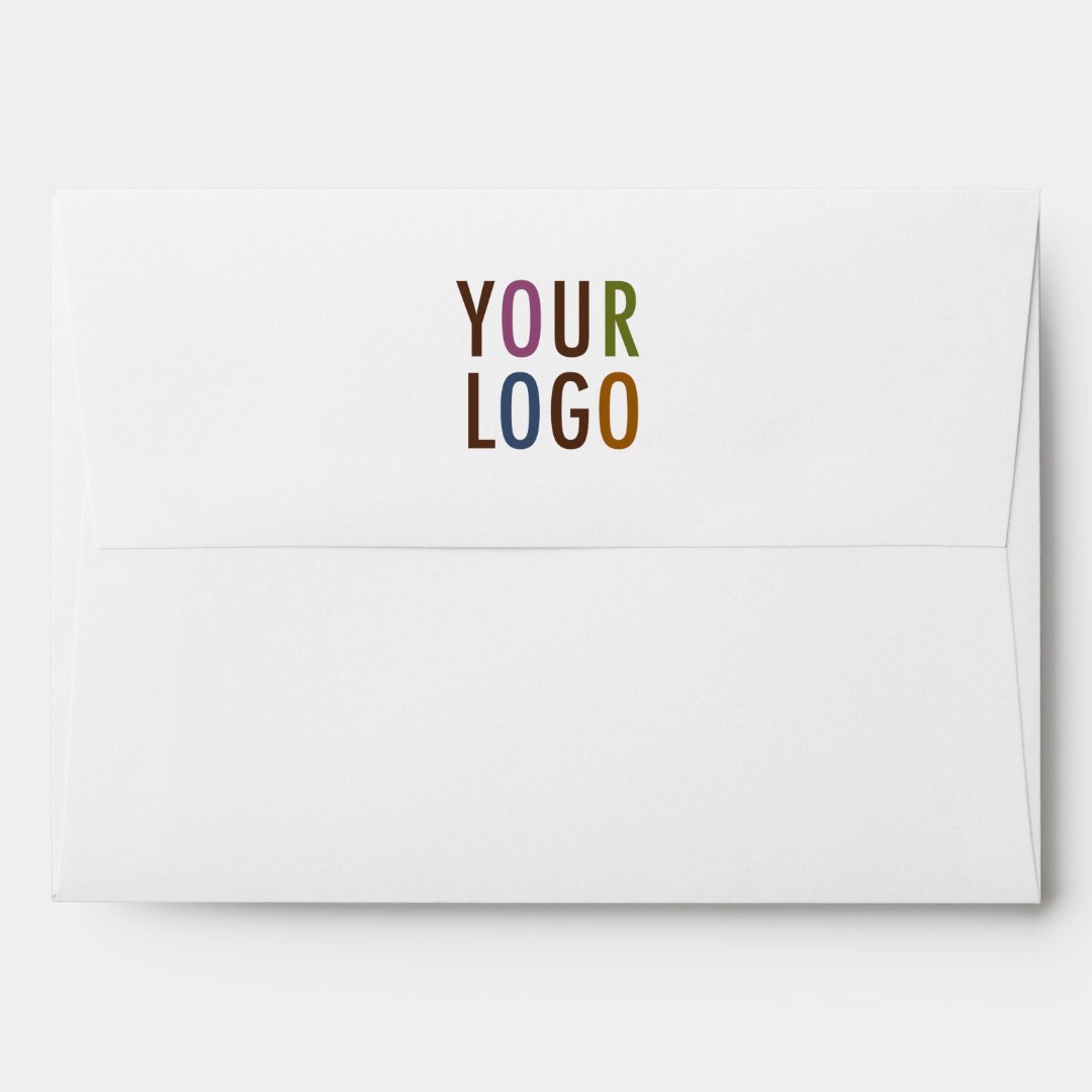 Greeting Card Envelopes with Logo & Return Address | Zazzle