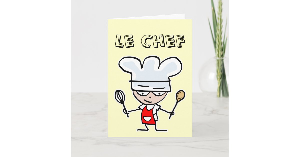 Greeting card for cooks | Zazzle