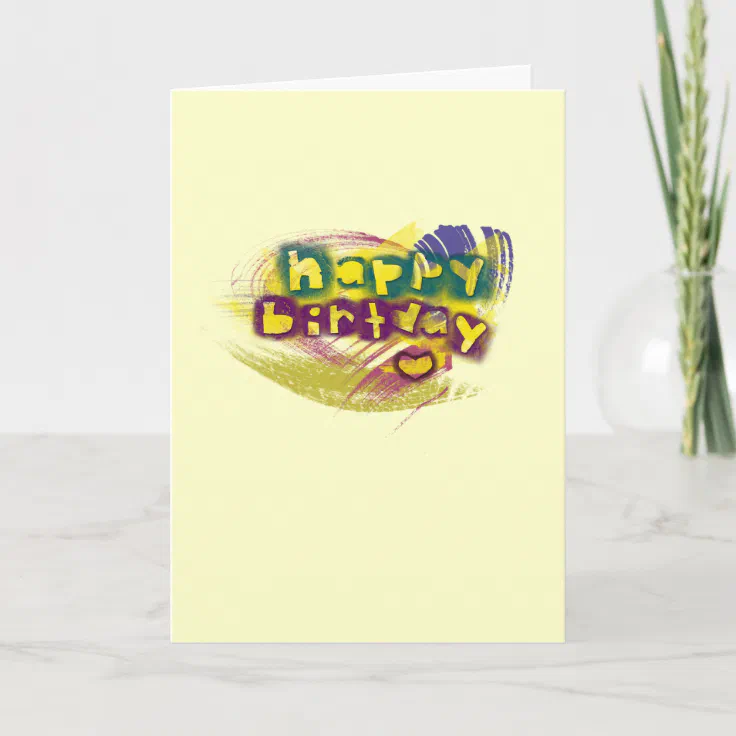 Greeting Card, Funny Happy Birthday Card | Zazzle