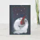 Greeting Card Reflective Snowman | Zazzle