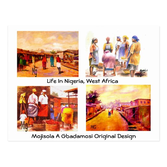 GREETING FROM AFRICA POSTCARD | Zazzle.com