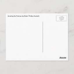 Greeting the Postman by Robert Walker Macbeth Postcard | Zazzle
