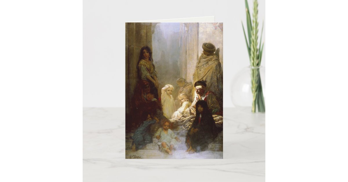 Greetingcard With Gustave Dore Painting Card | Zazzle