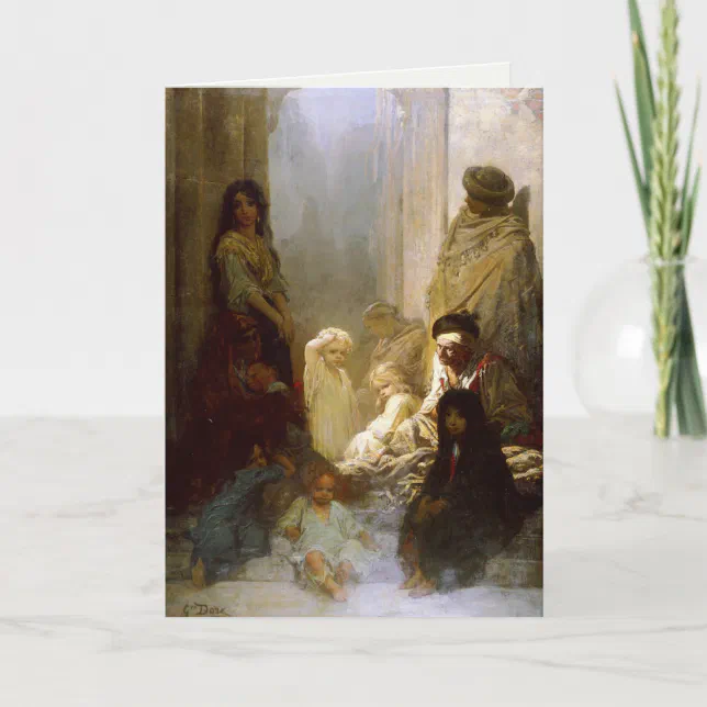 Greetingcard With Gustave Dore Painting Card | Zazzle