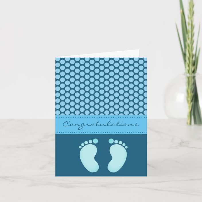 Greetings Card - Congratulations on the birth | Zazzle.com