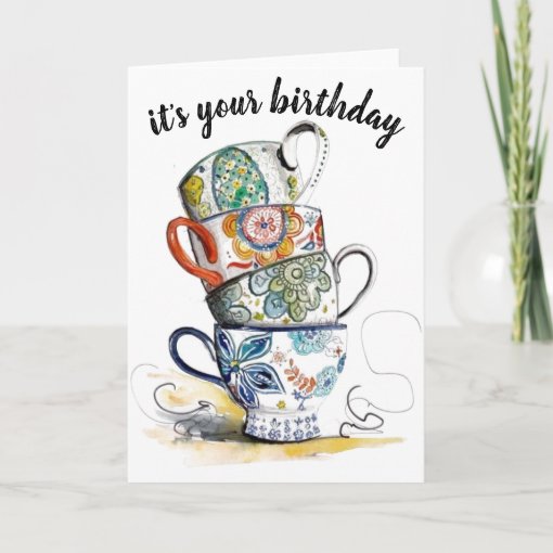 Greetings Card - it's your birthday | Zazzle