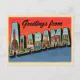 Greetings from Alabama Postcard | Zazzle