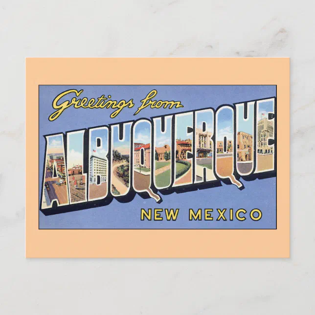 Greetings from Albuquerque Postcard | Zazzle