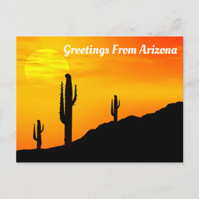 Greetings From Arizona Postcard | Zazzle