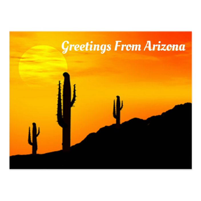 Greetings From Arizona Postcard | Zazzle.com