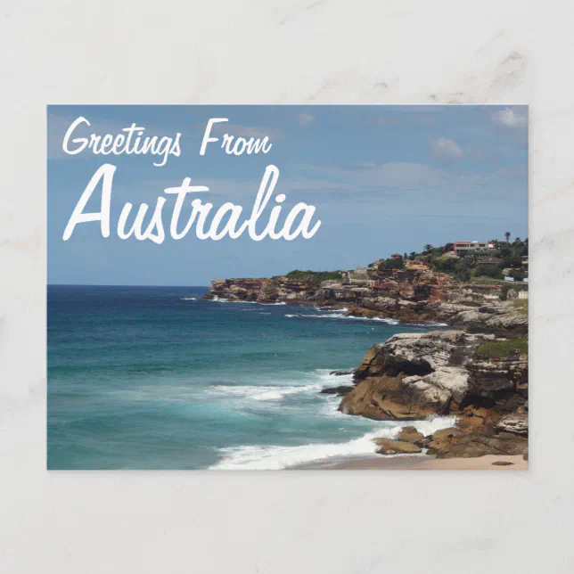 Greetings From Australia Postcard | Zazzle