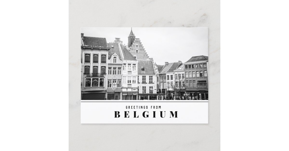 Greetings from Belgium Postcard | Zazzle