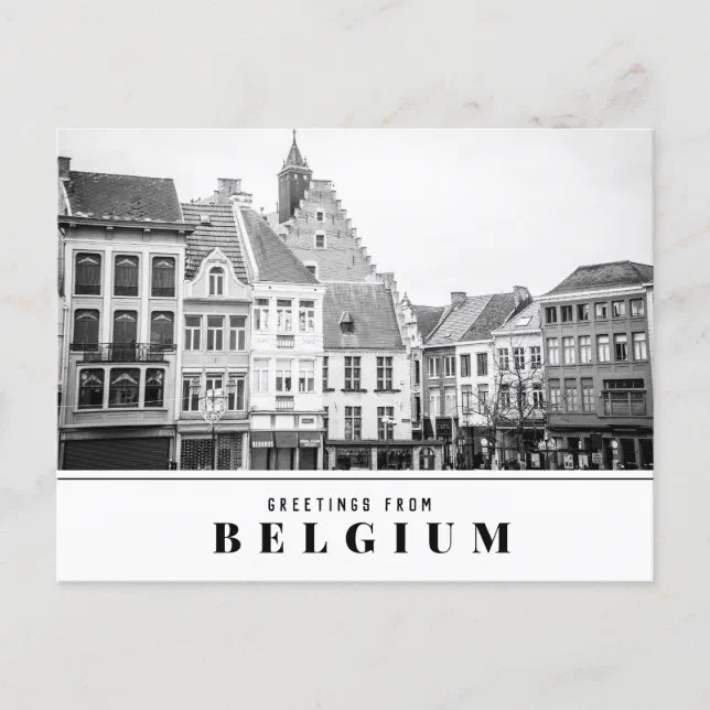 Greetings from Belgium Postcard | Zazzle