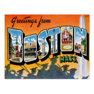 Vintage Boston Postcards - No Minimum Quantity | Zazzle