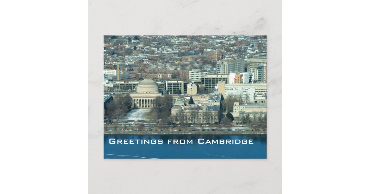 Greetings from Cambridge Postcard | Zazzle