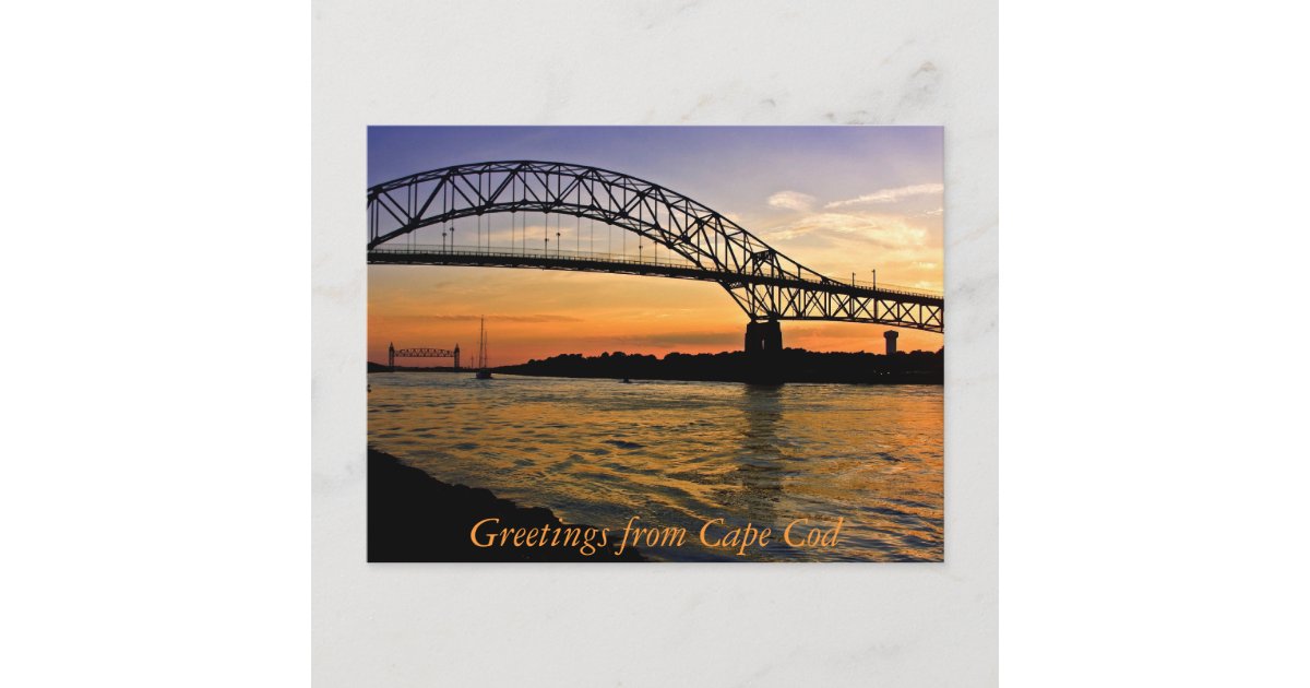 Greetings from Cape Cod Postcard | Zazzle