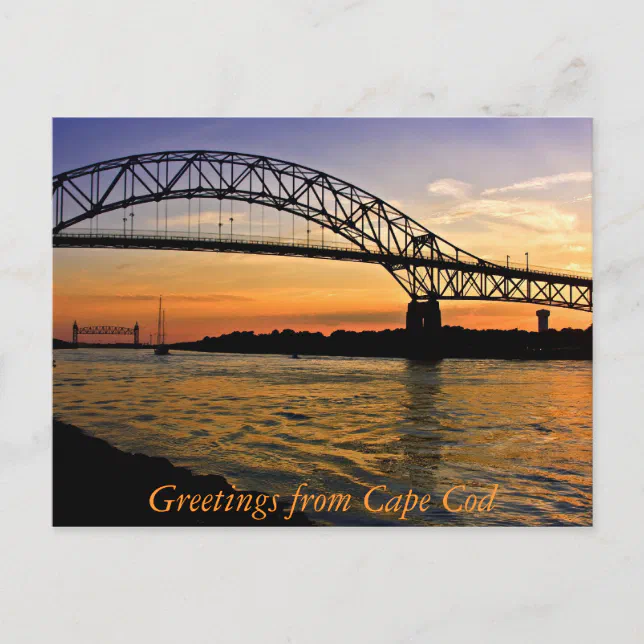 Greetings from Cape Cod Postcard | Zazzle