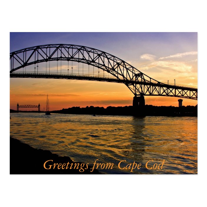 Greetings from Cape Cod Postcard | Zazzle.com
