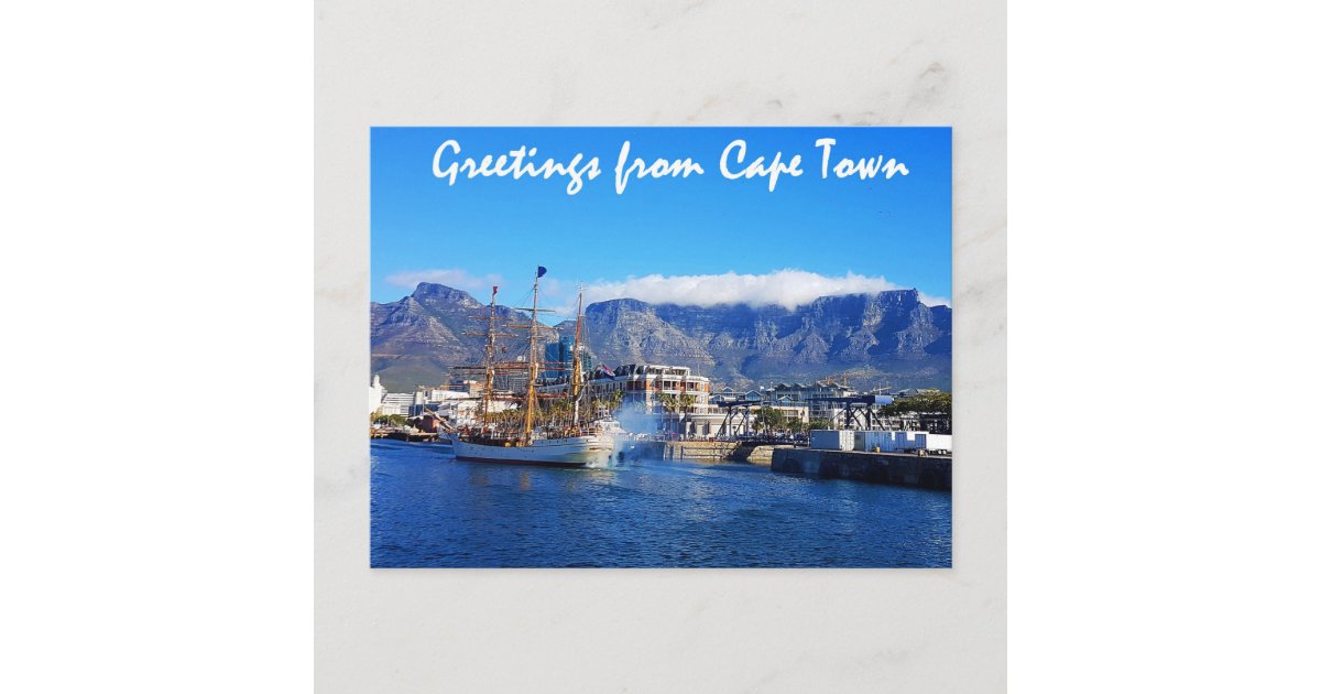 Greetings from Cape Town Postcard | Zazzle