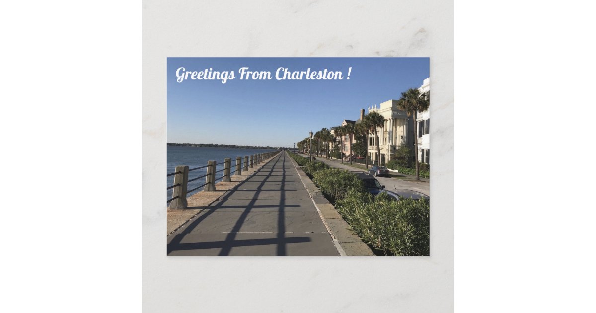Greetings From Charleston Postcard | Zazzle