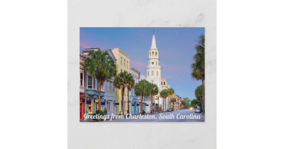 Greetings From Charleston, South Carolina Postcard | Zazzle