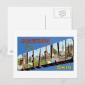 Greetings from Cleveland, Ohio Postcard | Zazzle
