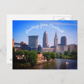 Greetings From Cleveland Postcard | Zazzle
