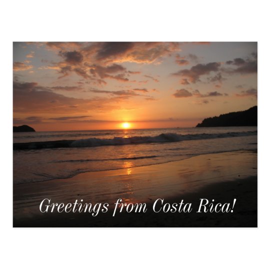 Greetings from Costa Rica! Postcard | Zazzle.com
