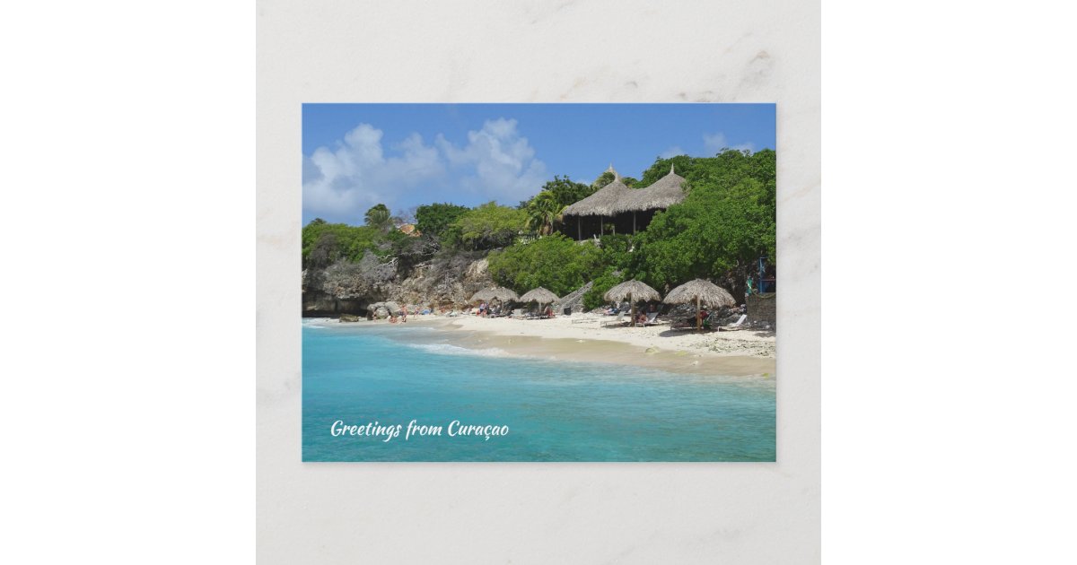 Greetings from Curaçao (customizable) Postcard | Zazzle