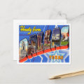 Greetings from Dallas, Texas Vintage Travel Postcard | Zazzle