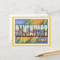 Greetings From Davenport Iowa Postcard | Zazzle
