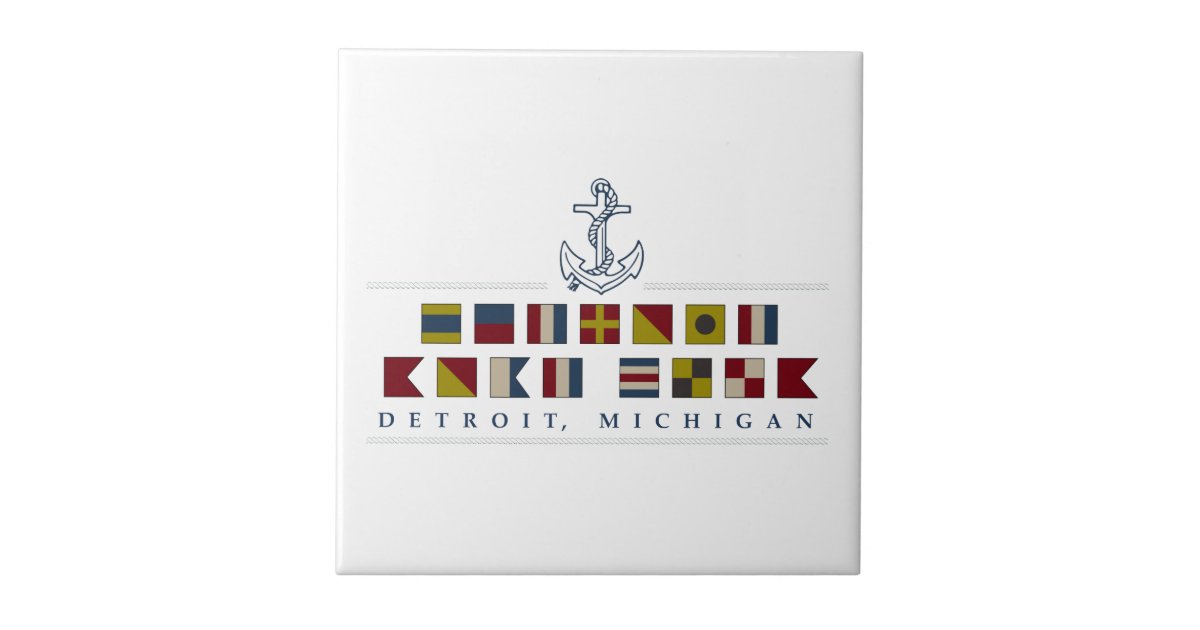 Greetings from Detroit Ceramic Tile | Zazzle