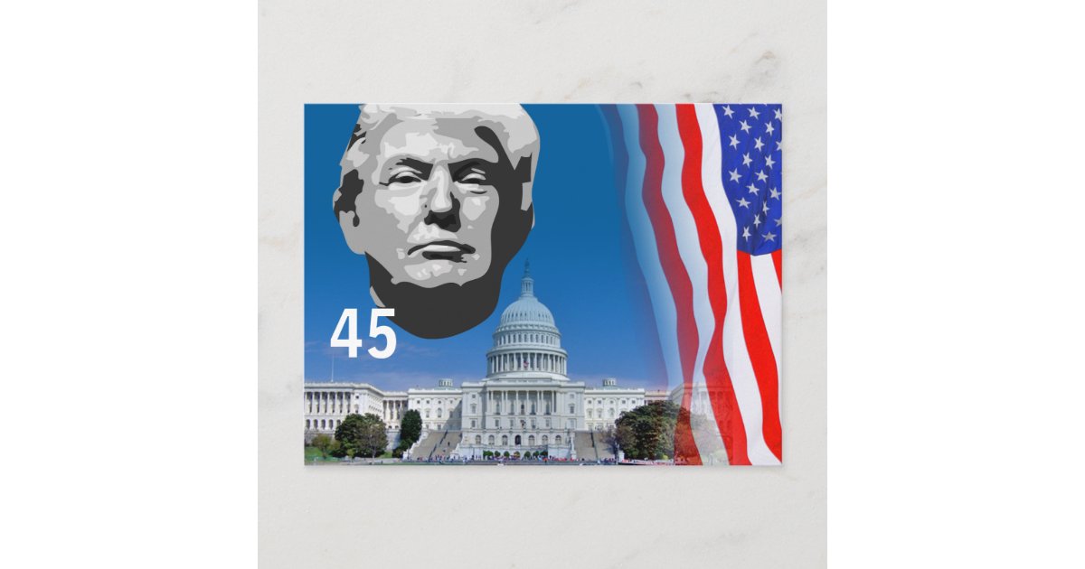 Greetings from... Donald Trump Postcard | Zazzle