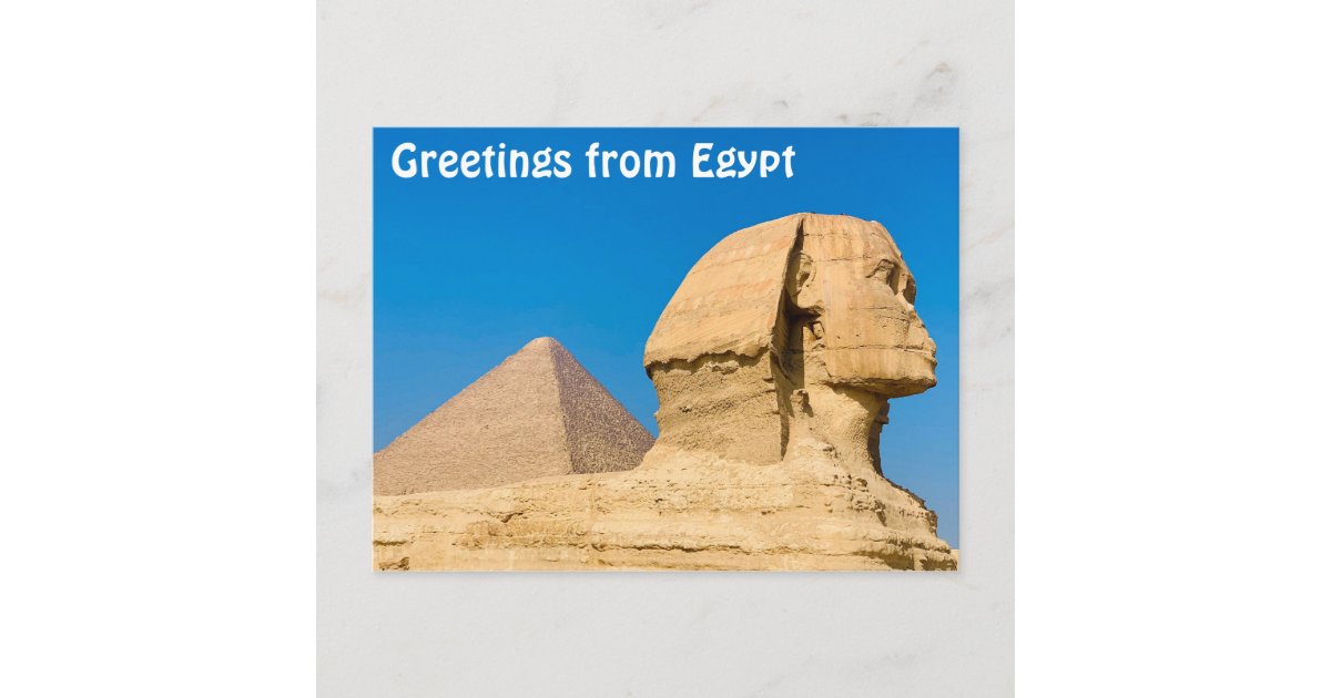 Greetings from Egypt Postcard | Zazzle