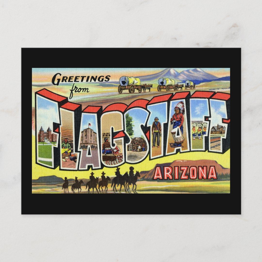 Greetings from Flagstaff Arizona Postcard | Zazzle