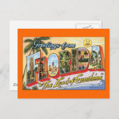 Greetings From Florida Postcard | Zazzle