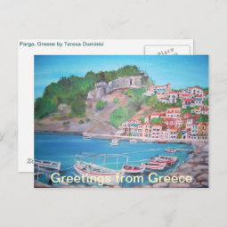 Greetings from Greece Postcard | Zazzle