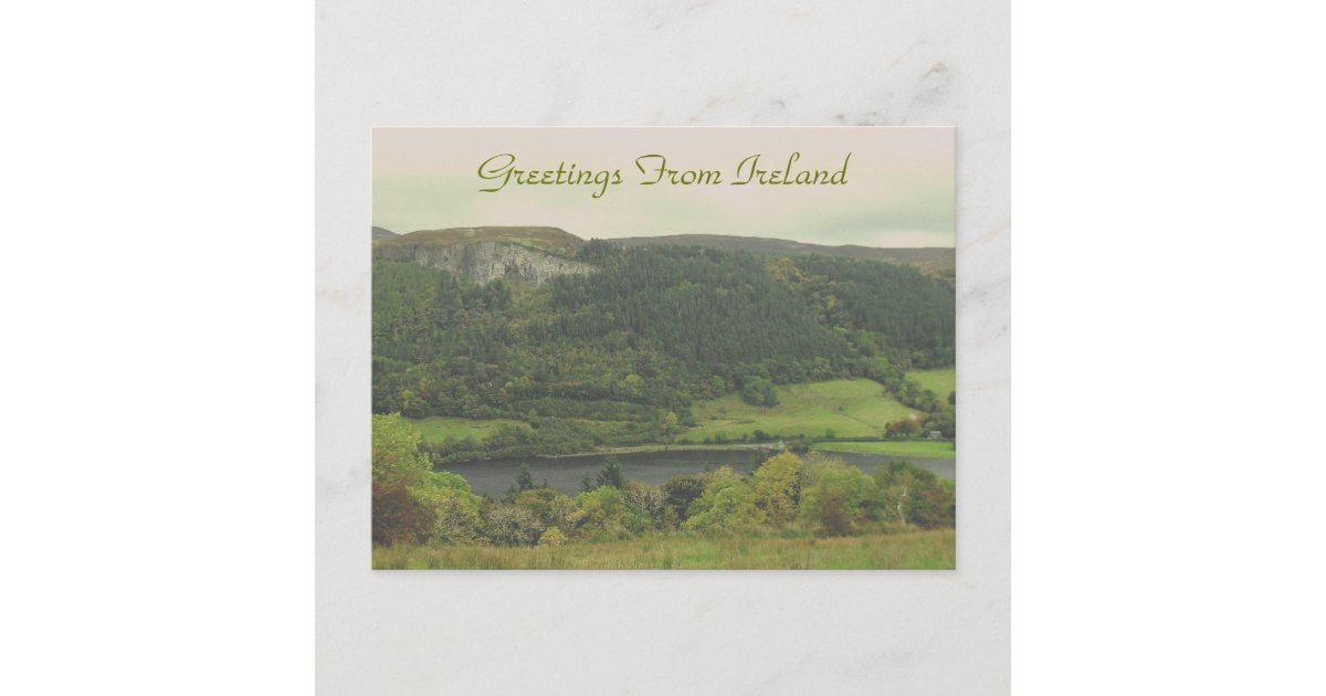 Greetings From Ireland Postcard | Zazzle
