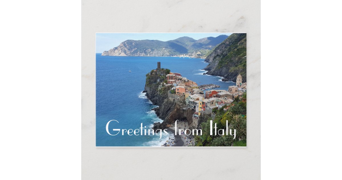 Greetings from Italy Postcard | Zazzle