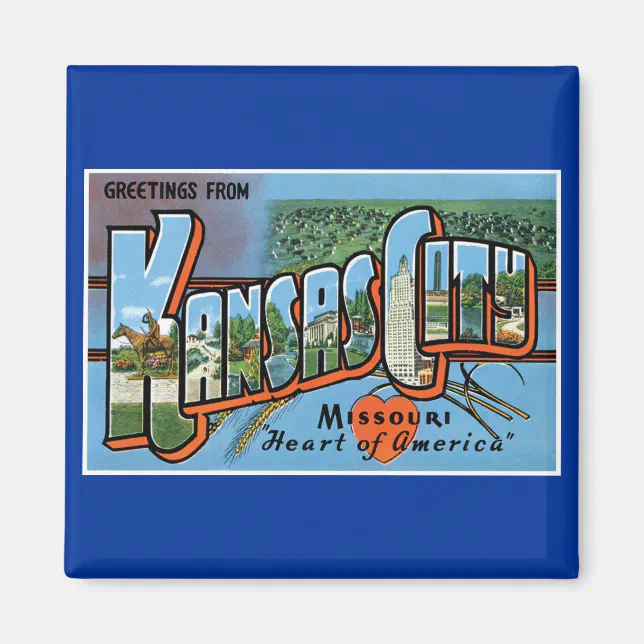 Greetings from Kansas City! Magnet | Zazzle