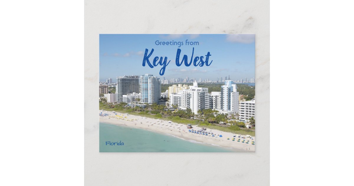 Greetings from Key West Florida Post Card | Zazzle