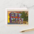 Greetings from Key West Large Letter Postcard | Zazzle