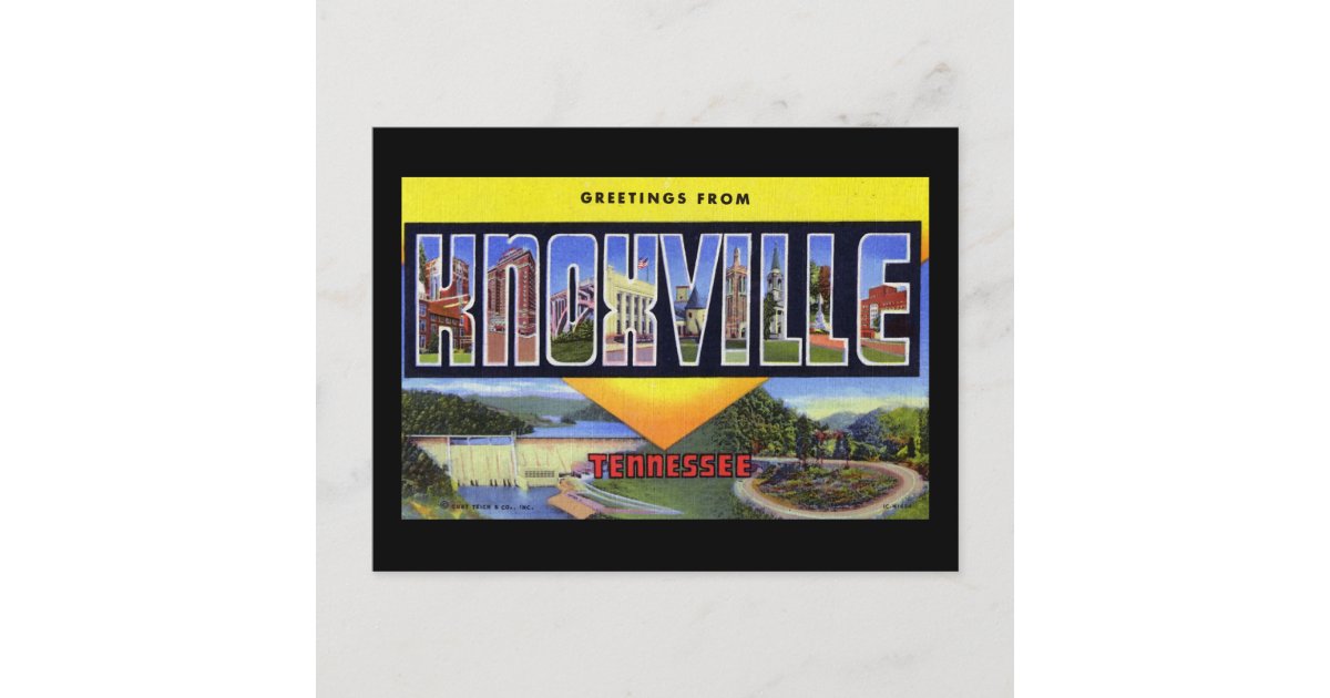 Greetings from Knoxville Tennessee Postcard | Zazzle