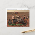 Greetings from Mars! Mars Curiosity Rover Postcard | Zazzle